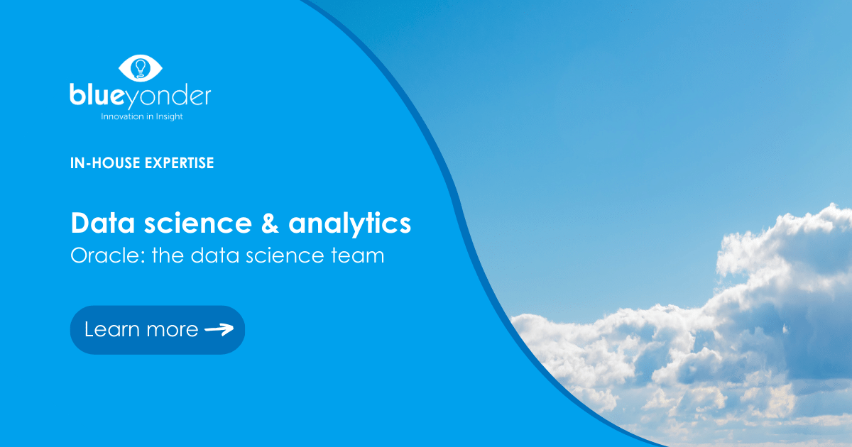 Data science and analytics - Blue Yonder